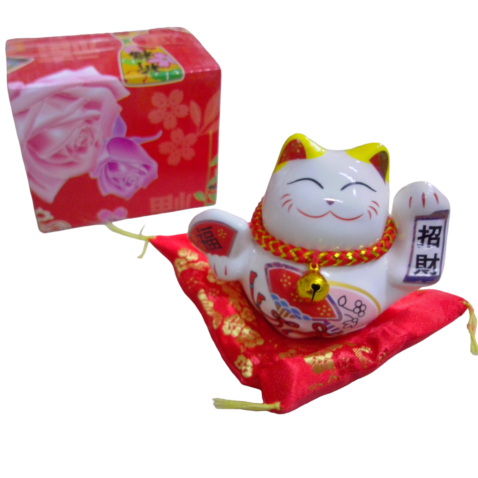 Adornos de porcelana de gato de la suerte. – China Mall S.A.