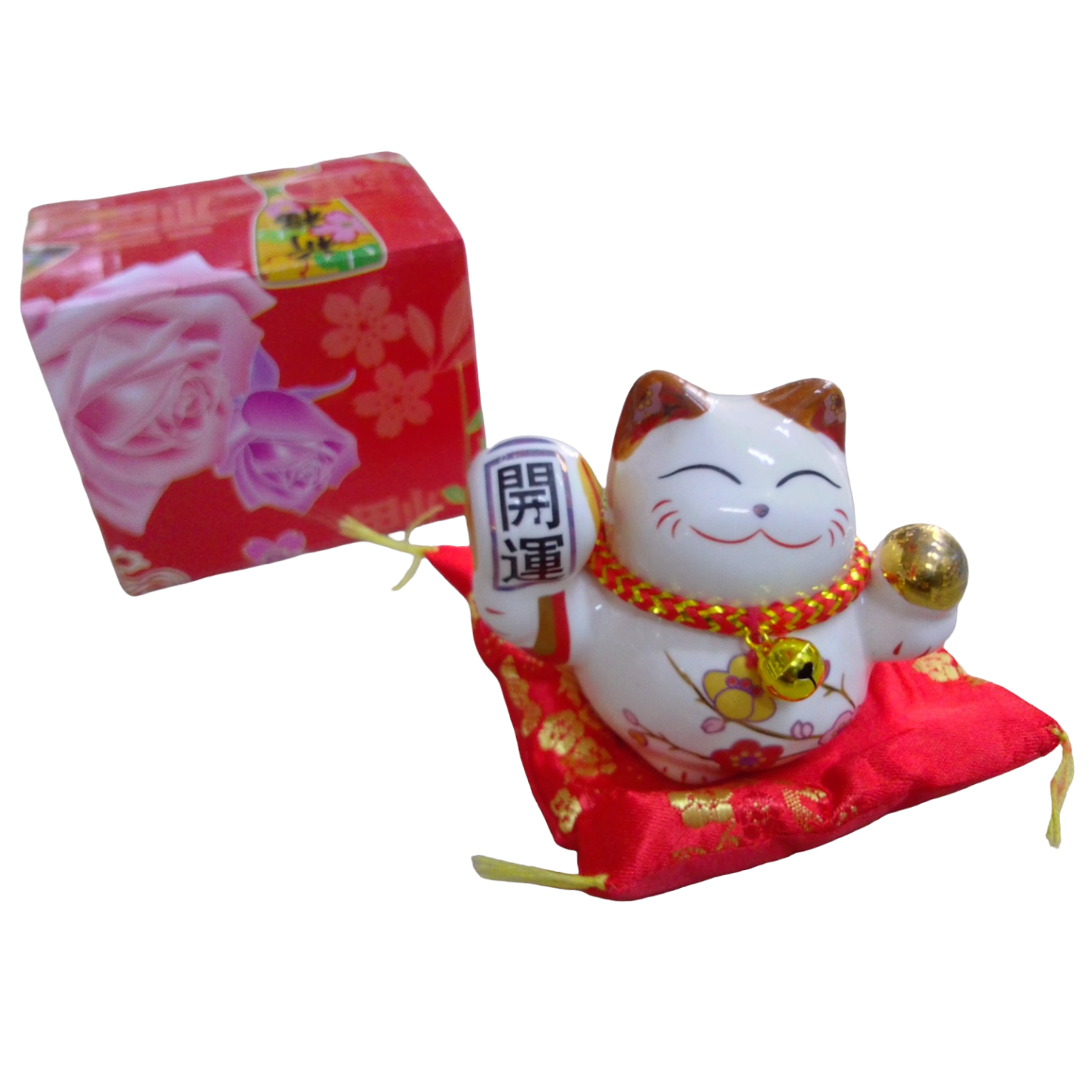 Adornos de porcelana de gato de la suerte. – China Mall S.A.