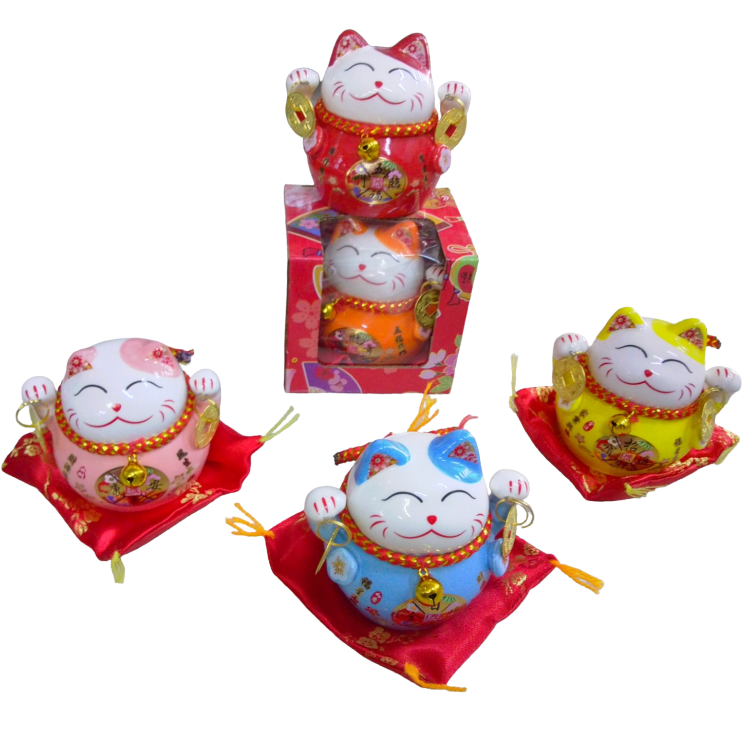 Adornos de decoración gato de porcelana. – China Mall S.A.